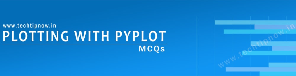 Python Plotting With Pyplot Mcq Python Data Visualization Techtipnow